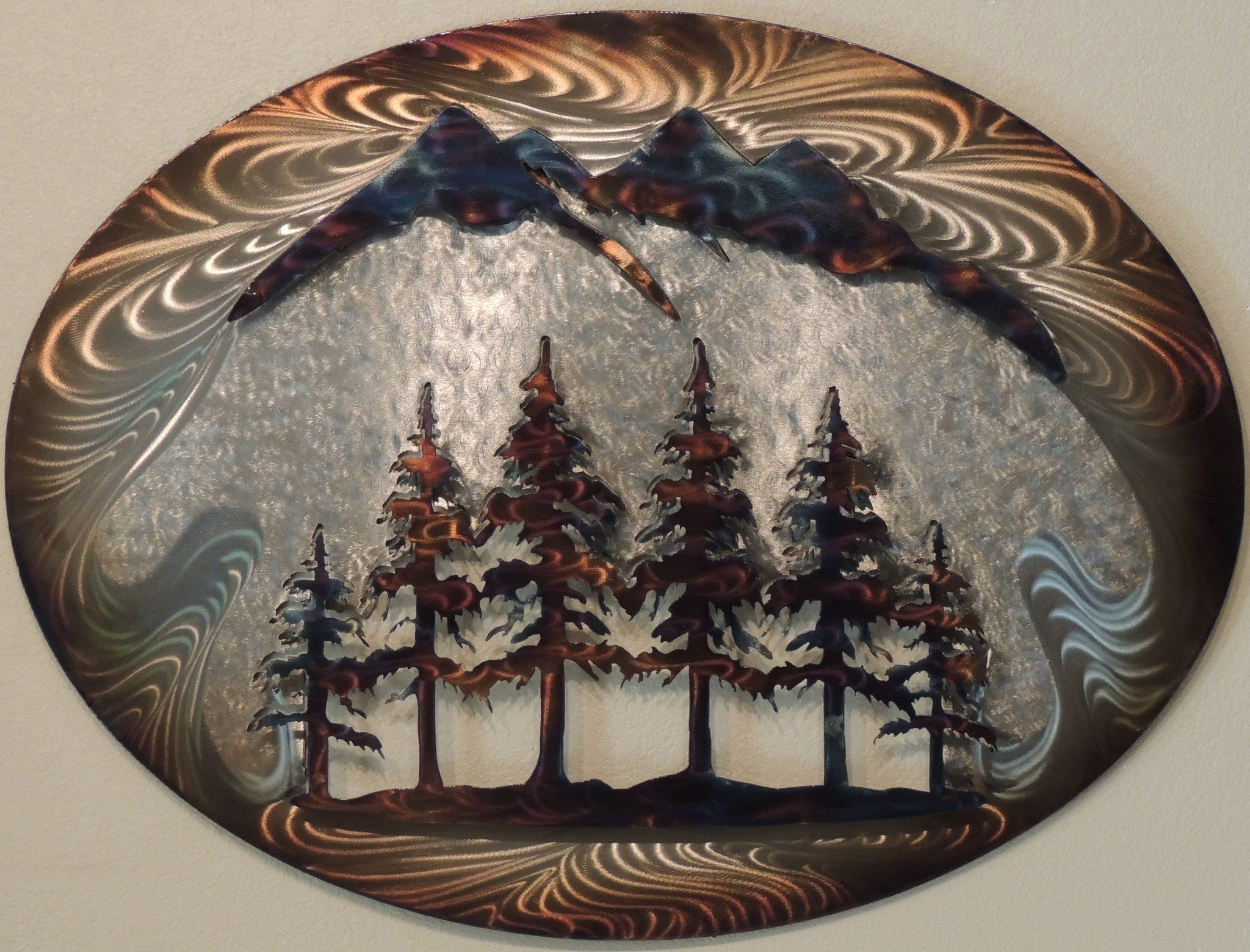 Tree Design Metal Art Collection - Reflections in Metal — Reflections ...