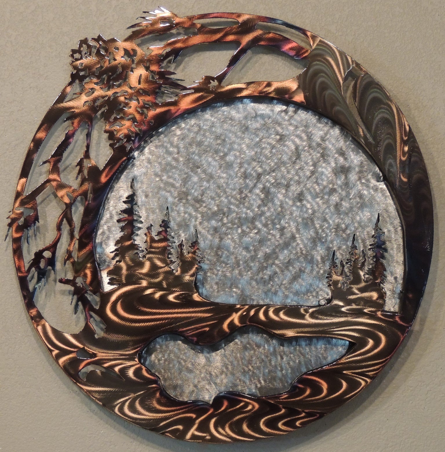 Scenic Metal Wall Art - Reflections in Metal — Reflections In Metal
