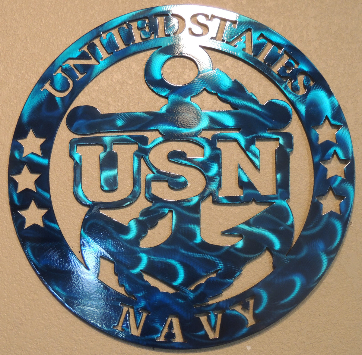US Navy Oval — Reflections In Metal
