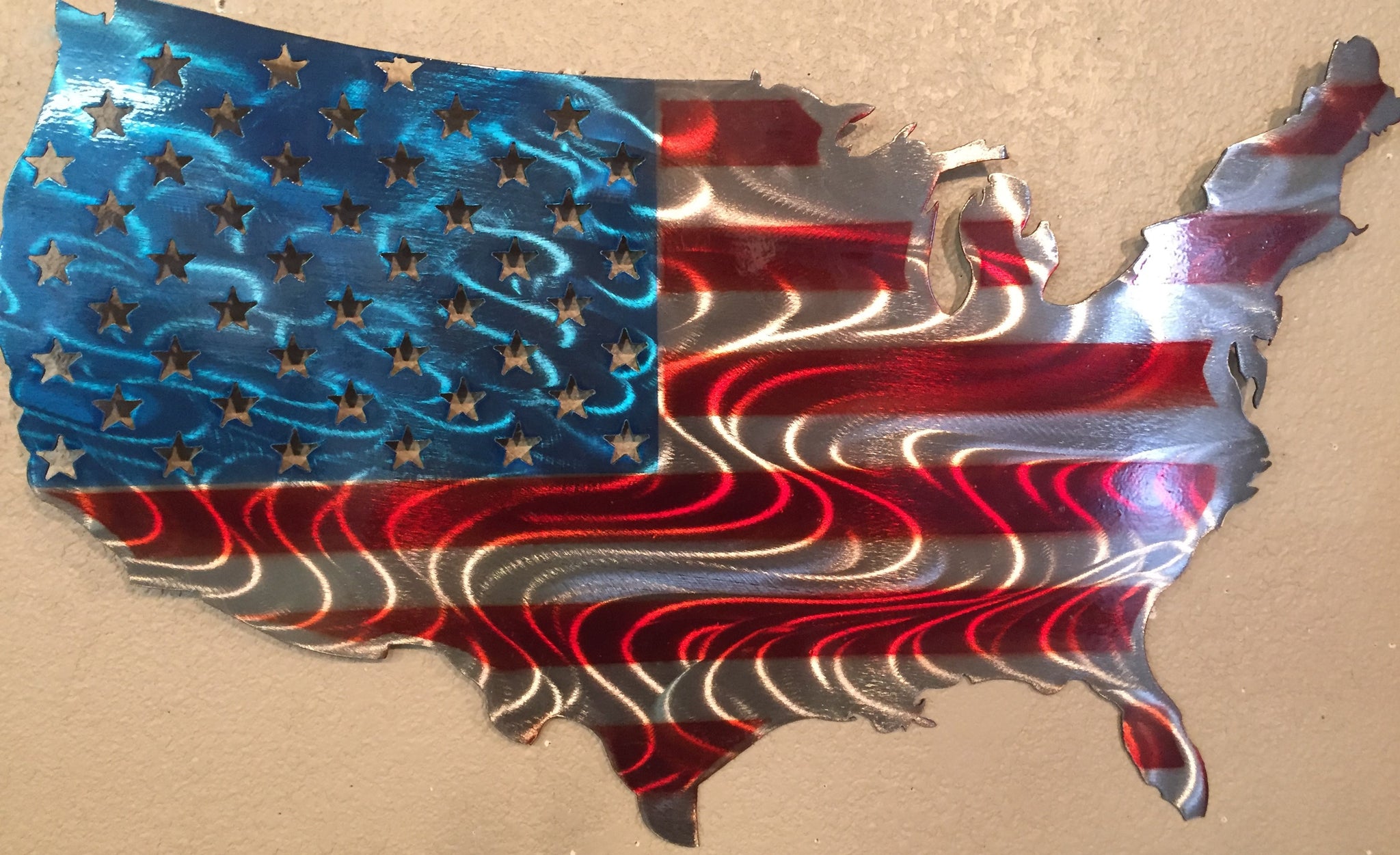 Metal Flag Art | 100% American-Made - Reflections in Metal ...