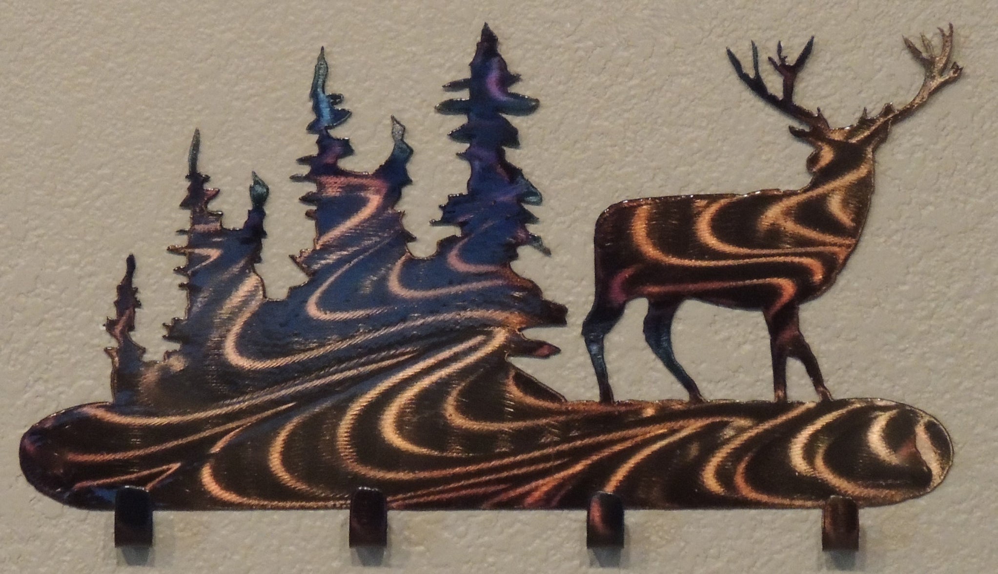 Mule Deer Coat Rack — Reflections In Metal